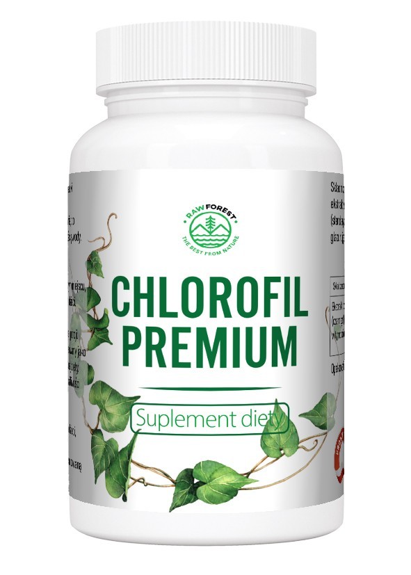 Chlorofil Premium - suplement diety - 60 kapsułek - RawForest